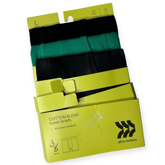all in motion | Accessories | New All In Motion Boys Large 12 Boxer ...